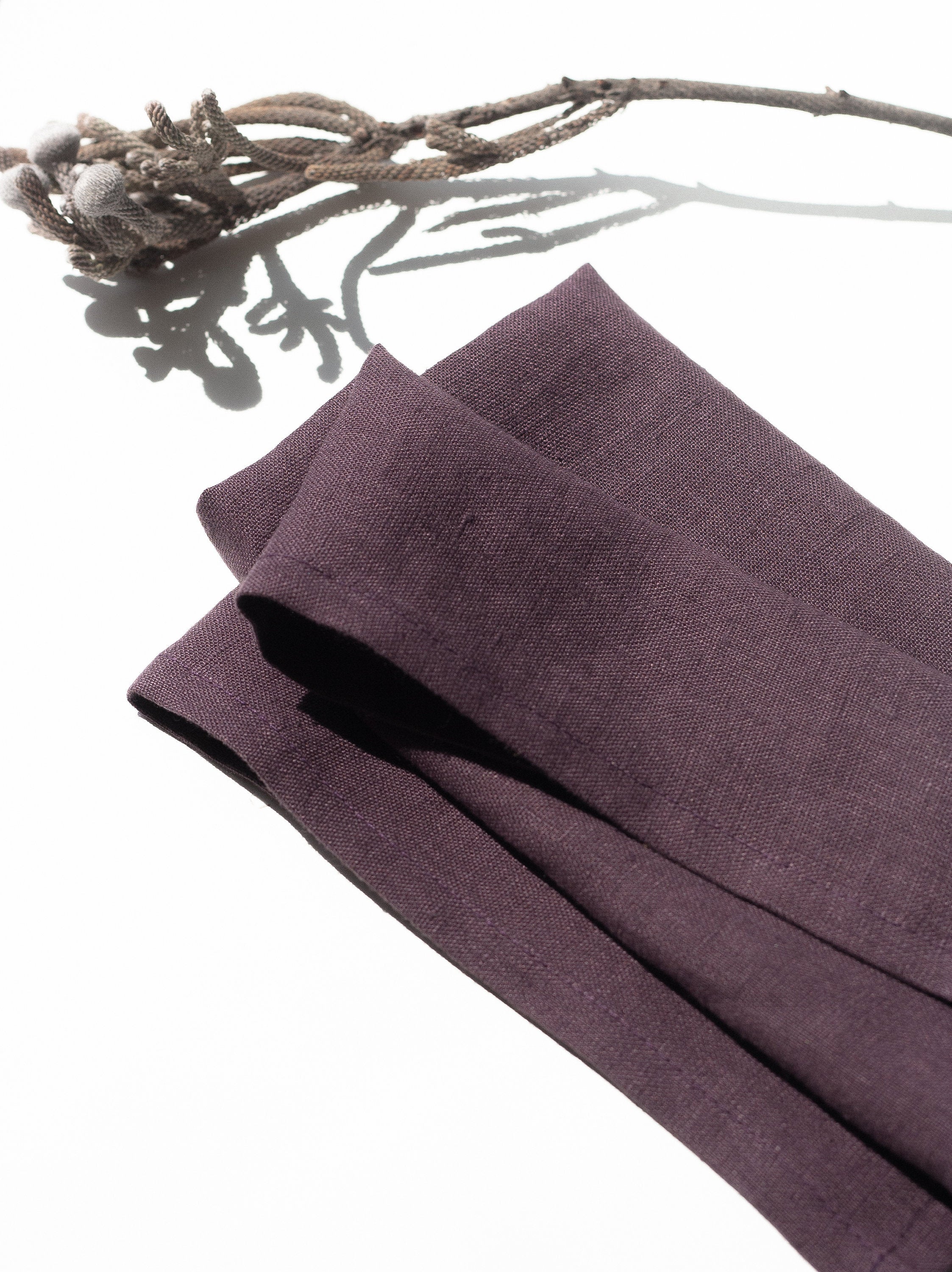 Plum Napkins Set Of 2 – Sand Snow Linen